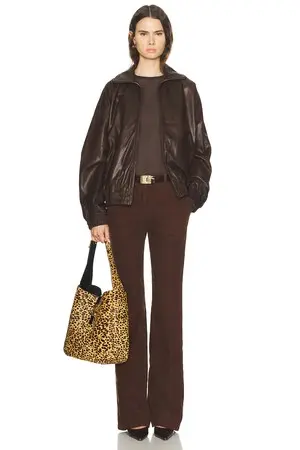 Acne Studios Ermana Top In Chocolate