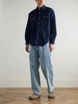 ORSLOW Denim Western Shirt