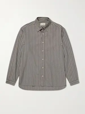Oliver Peoples Garrison Striped Cotton Shirt
