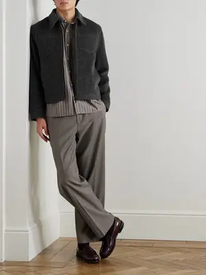 Oliver Peoples Garrison Striped Cotton Shirt