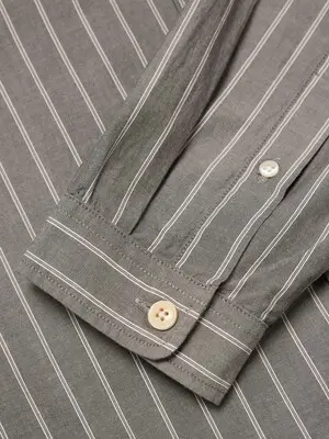 Oliver Peoples Garrison Striped Cotton Shirt