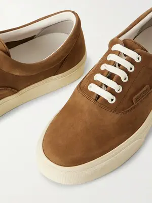 TOM FORD Jude Nubuck Sneakers - Brown