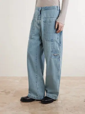 Vetements Back-to-front Wide-leg Jeans