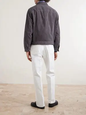 KAPTAIN SUNSHINE T-3 Cropped Cotton-corduroy Jacket