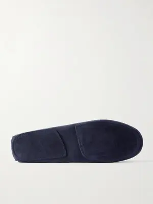 Thom Sweeney Suede Slippers