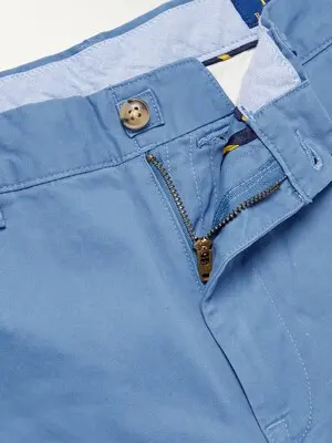 Polo Ralph Lauren Bedford Straight-leg Cotton Oxford Shorts - Blue