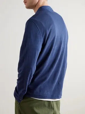 Polo Ralph Lauren Linen Polo Shirt - Blue