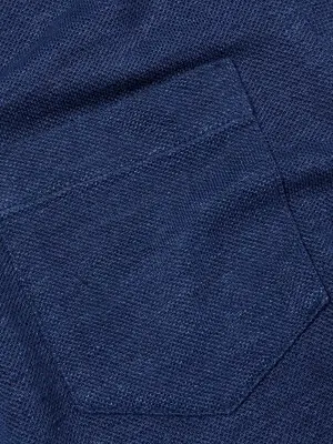 Polo Ralph Lauren Linen Polo Shirt - Blue