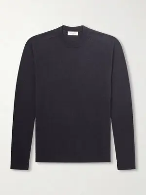 PIACENZA CASHMERE 1733 Cashmere And Linen-blend Sweater - Black