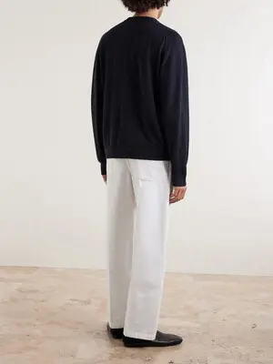 PIACENZA CASHMERE 1733 Cashmere And Linen-blend Sweater