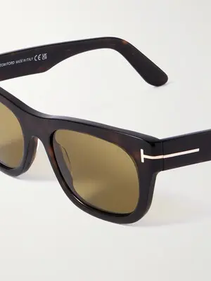 TOM FORD Marshall Rectangular-frame Acetate Sunglasses