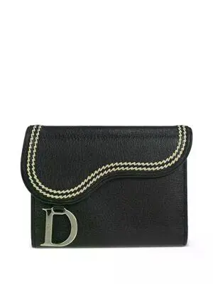Dior 2005 Saddle Leather Wallet - Black