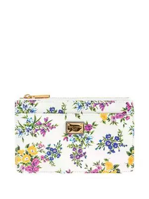Dolce & Gabbana Floral-print Wallet - White