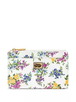 Dolce & Gabbana Floral-print Wallet - White