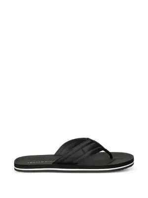 Tommy Hilfiger Padded Slides - Black
