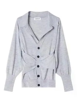 LANVIN Button Long-sleeve Cardigan