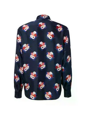 Fendi Floral Print Shirt - Blue