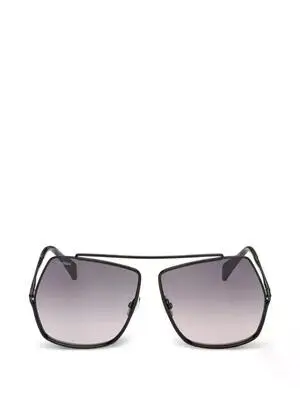 Max Mara Geometric-frame Sunglasses - Black