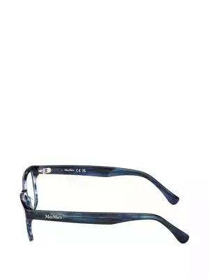 Max Mara Rectangle-frame Glasses - Blue