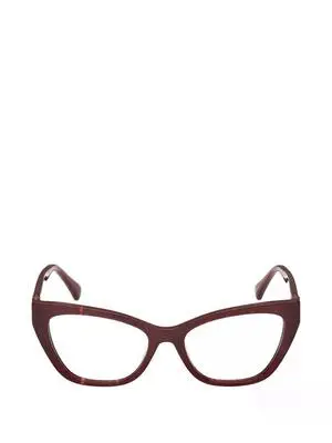 Max Mara Cat-eye Frame Glasses - Red