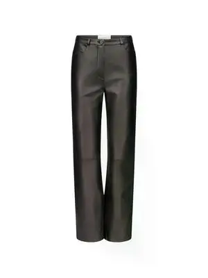 Loulou De Saison Leather Trousers - Black