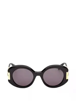 Max Mara Round-frame Sunglasses - Black