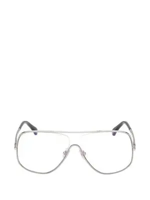Max Mara Browline Glasses - Silver