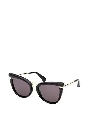 Max Mara Cat-eye Frame Sunglasses - Black