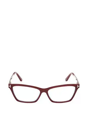 TOM FORD Cat-eye Frame Glasses - Red