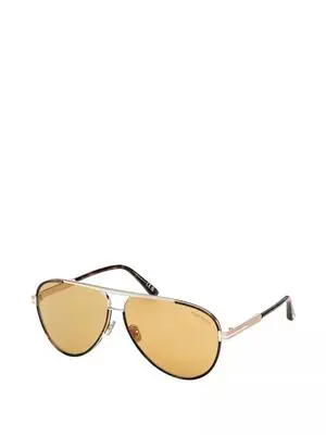 TOM FORD Pilot-frame Sunglasses - Gold