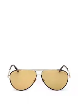 TOM FORD Pilot-frame Sunglasses - Gold