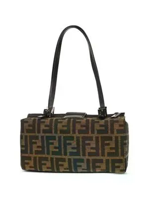 Fendi 2002 Zucca-monogram Shoulder Bag