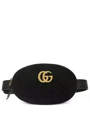Gucci 2010s Gg Marmont Belt Bag - Black