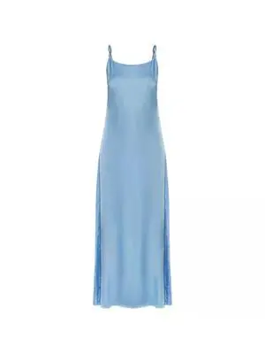 SAMSOE SAMSOE Sasinga Tie-strap Slip Maxi Dress - Blue