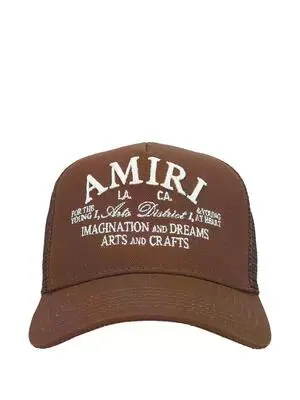 Amiri Arts District Trucker Hat - Brown