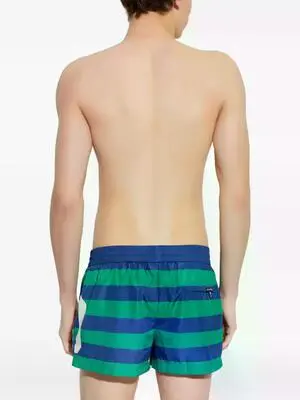 Dolce & Gabbana Striped Swim Shorts - Blue