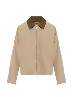 SAMSOE SAMSOE Sarobinson Corduroy-collar Jacket - Neutrals