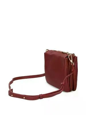 MY BEST BAG FIRENZE Leather Cross Body Bag - Red
