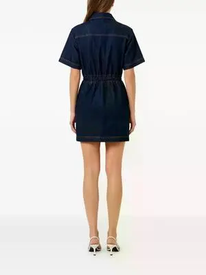 NICHOLAS Button Belted Mini Dress