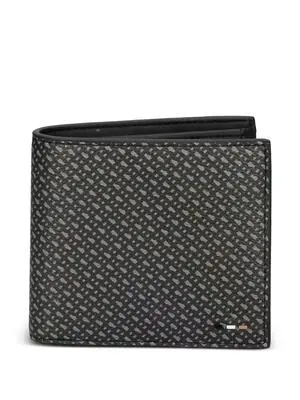 BOSS Patterned Wallet - Black