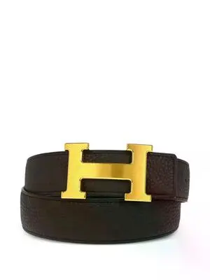 Hermès 2004 Reversible Buckle Belt - Brown