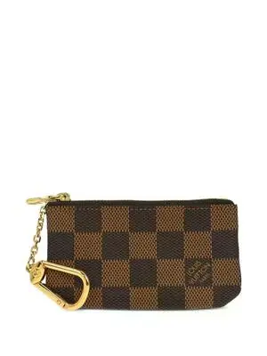 LOUIS VUITTON 2001 Damier Key Purse - Brown