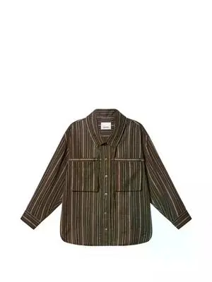 Isabel Marant Chelia Striped Shirt - Brown
