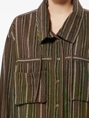 Isabel Marant Chelia Striped Shirt - Brown