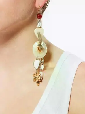 Isabel Marant Étoile Anna Asymmetrical Charm Earrings - Gold