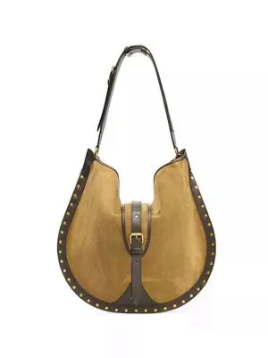 Isabel Marant Étoile Oskan Studded Hobo Bag - Brown