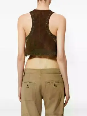 Isabel Marant Kelby Asymmetrical Patchwork Vest