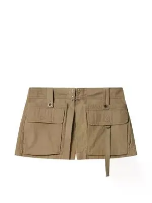 Isabel Marant Barta Cargo Flared Barta Shorts - Neutrals