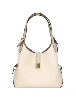Kate Spade New York Deco Buckle Leather Tote Bag - Neutrals