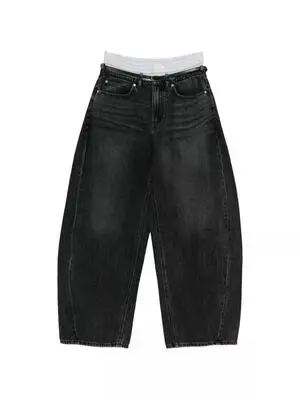 Alexander Wang Belt-loop Belted Jeans - Black
